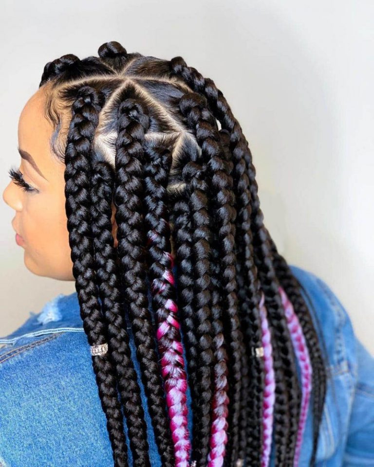 25 Hottest Knotless Braids Style: Illustrated Guide