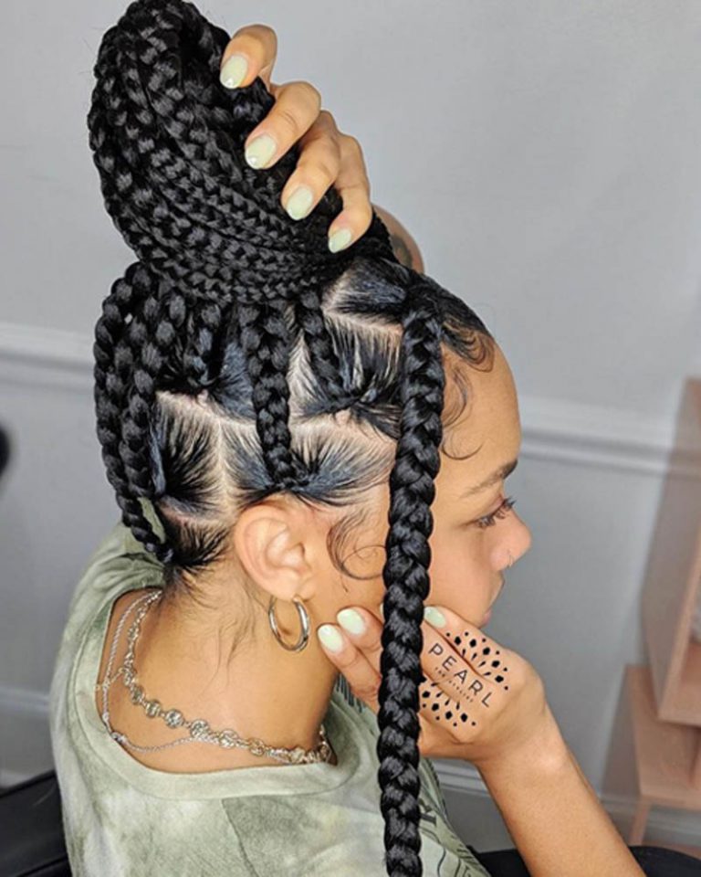 25 Hottest Knotless Braids Style: Illustrated Guide