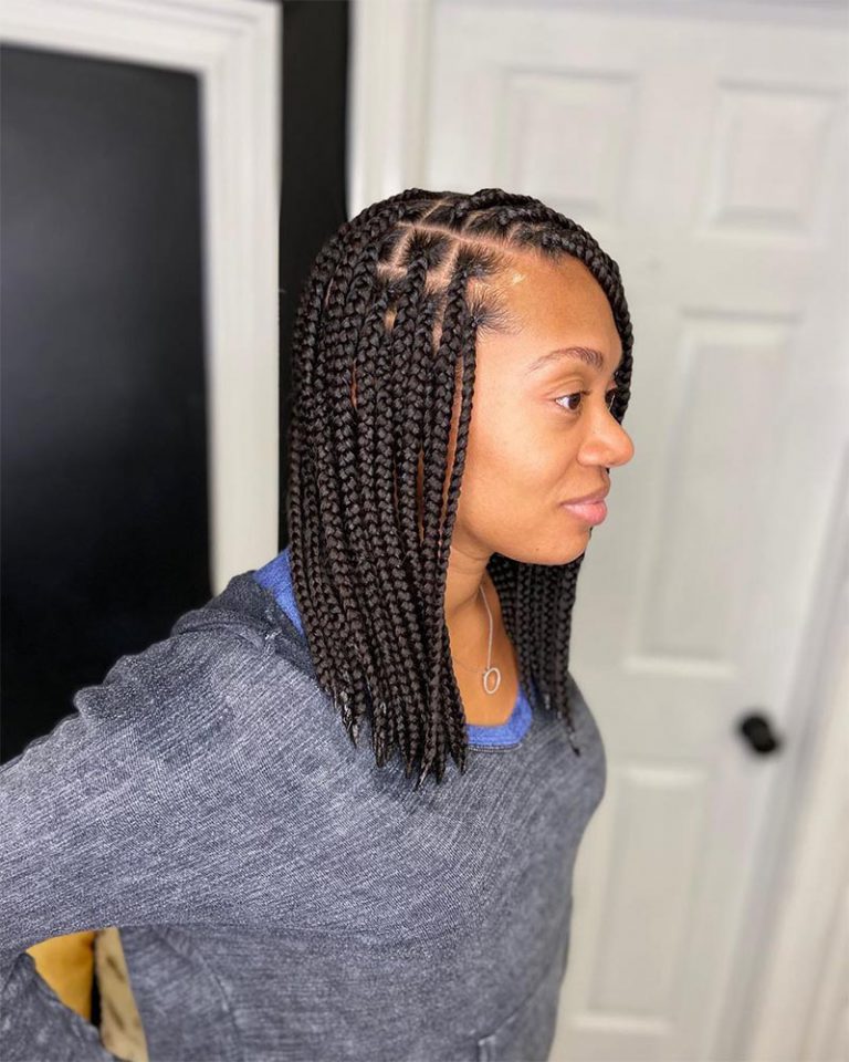 25 Hottest Knotless Braids Style: Illustrated Guide
